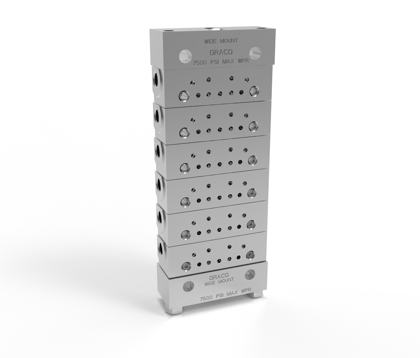 Graco 25T268 - PLATE, BASE, 6 SECTION, MHH, WIDEMT | Oil-Air Products